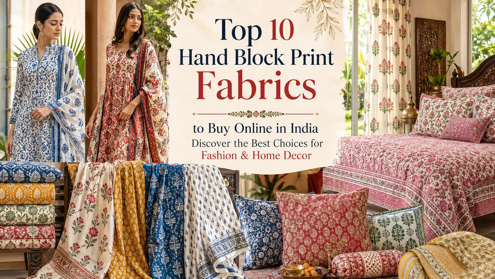 Top Hand Block Print Fabrics to Buy Online in India – Dmaasa