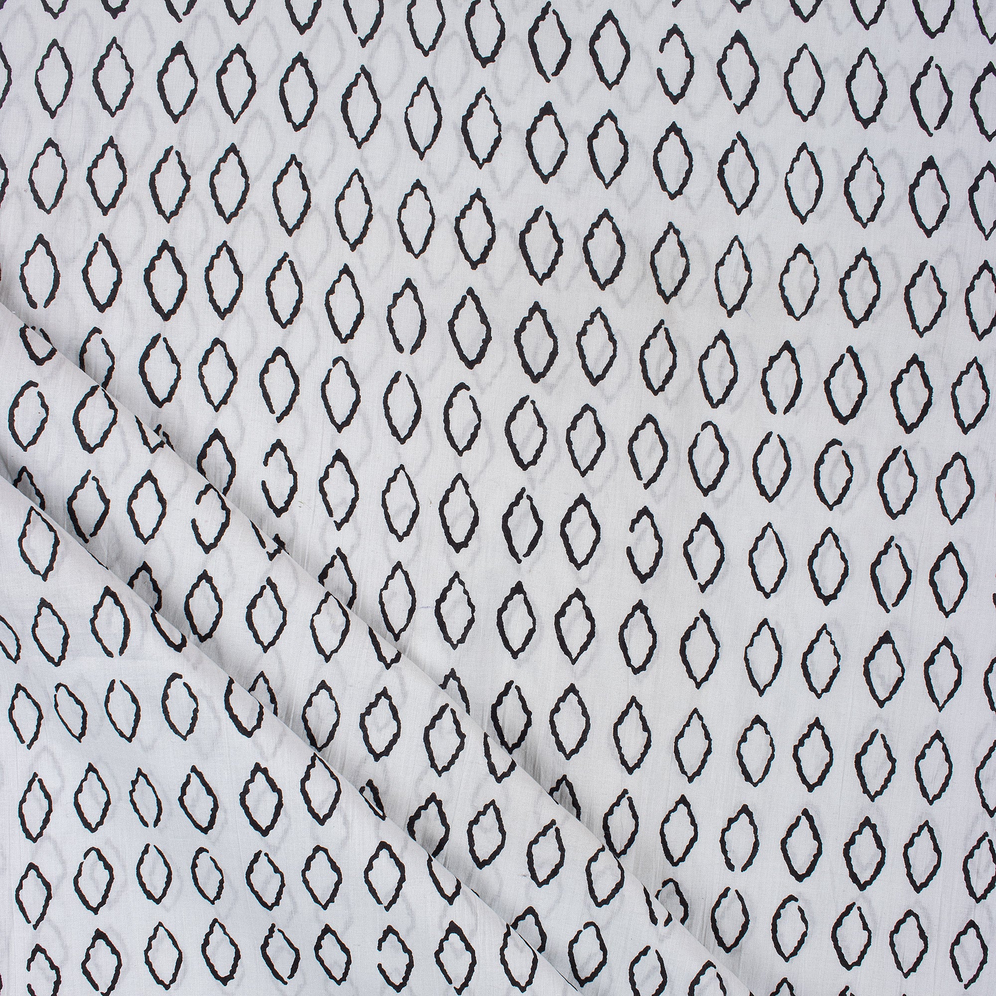 Buy Hand Block Geometrical Cotton Block Print Fabric Online – Dmaasa