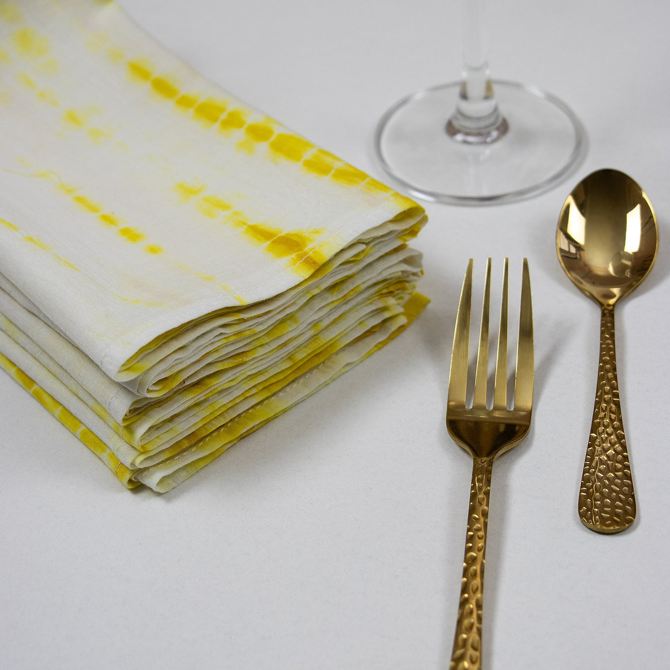 Indian Handmade Soft Yellow Cotton Napkins Online DMAASA.in – Dmaasa