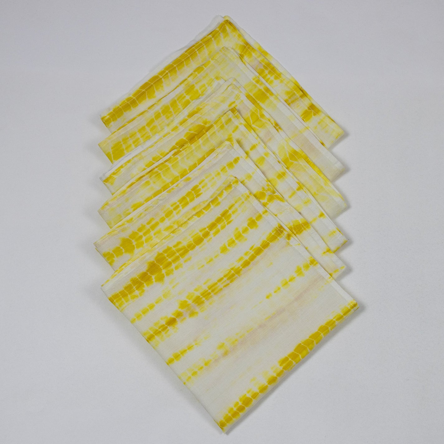 Indian Handmade Soft Yellow Cotton Napkins Online DMAASA.in – Dmaasa