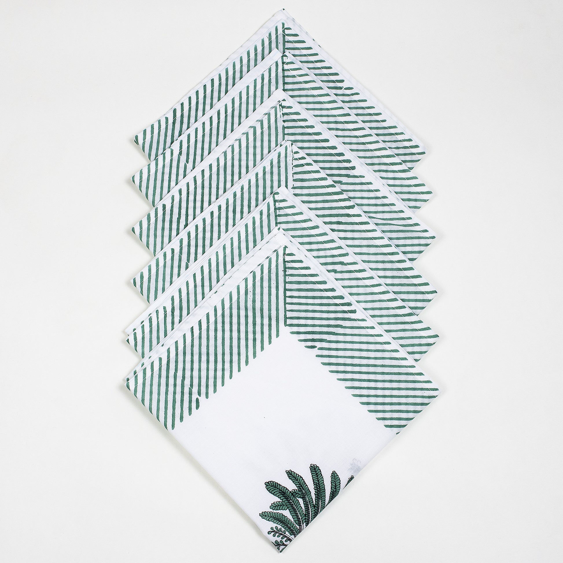 Buy Best Hand Block Palm Tree Reusable Cotton Hanky Online – Dmaasa
